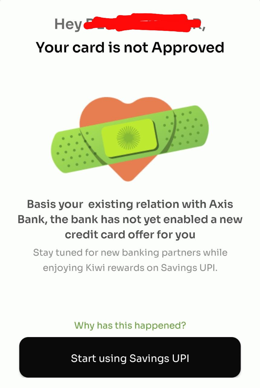 Kiwi Axis UPI Rupay 'Kwik' Credit Card App Review in Detail